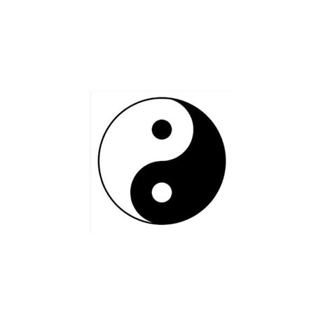 Sticker Mural Yin Yang Symbole Yin Yang Wall Art Room Sticker Vinyle