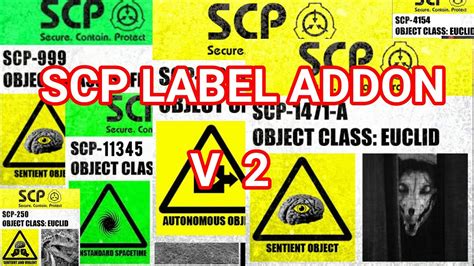 Scp Label V2 Update Trailer Youtube