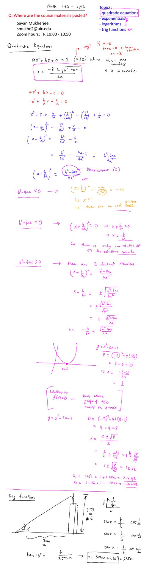 Math 170 Spring 2021