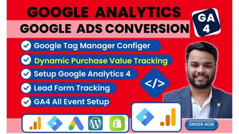 Setup Google Ads Conversion Tracking Ga Ecommerce Tracking And Analytics By Olivia Fiverr