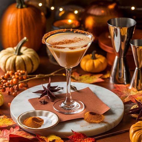 Pumpkin Spice Martini Cocktail Recipe Perfect Fall Drink To Impress