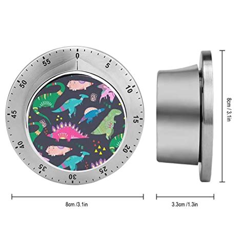 Magnetic Timer Color Dinosaur Time Management Countdown Timer For Teaching Cooking Baking — 🛍️