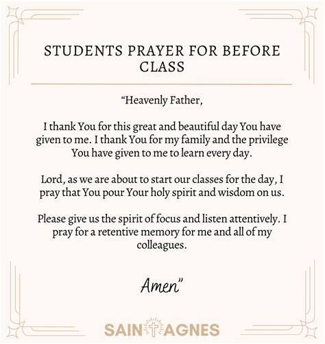 5 Prayers For Before Class Students And Teachers