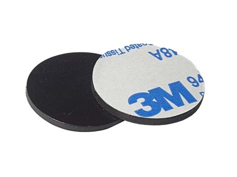 3 4″dia X 1 16″ Thick Flexible Craft Disc Magnet With 3m Adhesive Peel