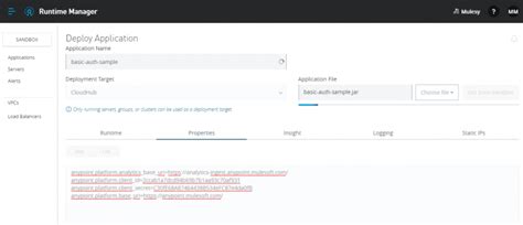 Api Manager Auto Discovery Mulesoft Policy Configuration