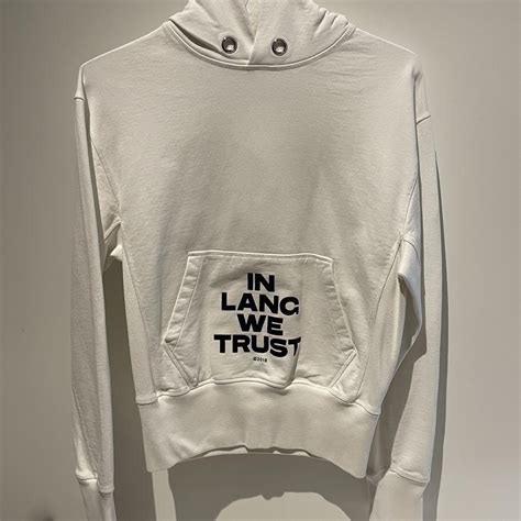 Helmet Lang Hoodie Worn Once Helmutlang Streetwear Depop