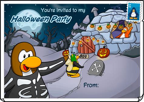 Categoryhalloween Postcards Club Penguin Journey Wiki Fandom