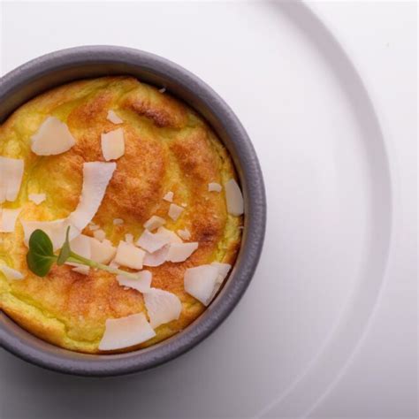 Receta de Soufflé de arroz con leche albaricoque y agua de rosas