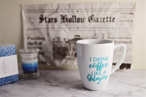Gilmore Girls Coffee Cup Free Silhouette File Download