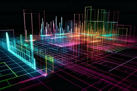 Premium Ai Image Journey Through The Complex Layers Of A Visually Striking Business Data Chart