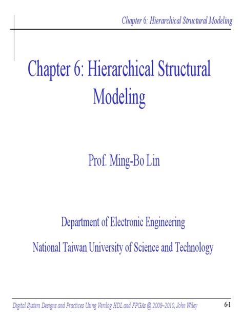 Ln 06 Hierarchical Modeling Pdf Hardware Description Language