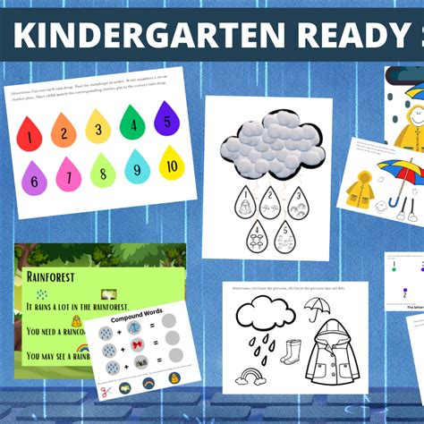 April Showers Bring May Flowers This Rain Cloud Packet 15 Pages Is