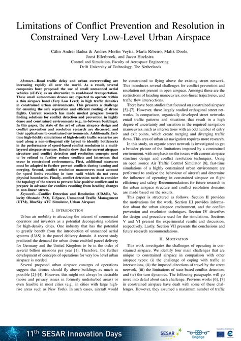 Pdf Limitations Of Conflict Prevention And Resolution In Constrained