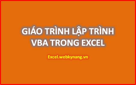 Vba Excel L G L P Tr Nh Vba Trong Excel Gi O Tr Nh Vba Free
