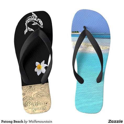 Patong Beach Flip Flops Durable Thong Style Hawaiian Beach Sandals By Talented Fashion