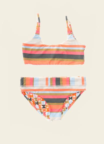 Maaji Multistripe Borealis Girls Bikini Set