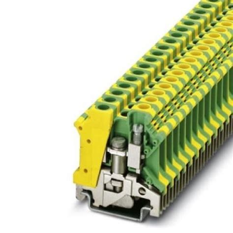 6mm Earth Terminal Block Asi Automation Ltd