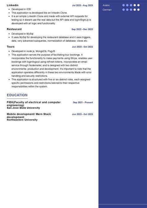 Back End Developer Resume Sample In 2025 Resumekraft