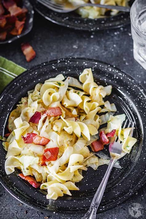 Noodles With Cabbage And Bacon Polish Haluski Recipe