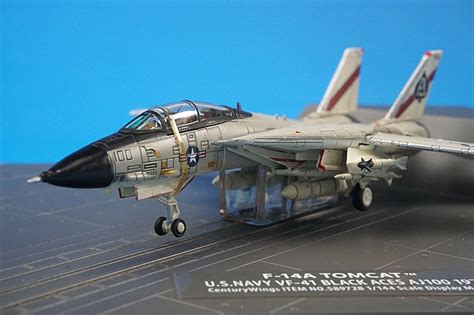 1144 F 14a トムキャット アメリカ海軍 第41戦闘飛行隊 ブラックエイセス Aj100 1978 589728 Century