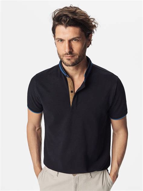 Pólos de homem Primavera verão Massimo Dutti Estilo de camisa polo Roupas masculinas