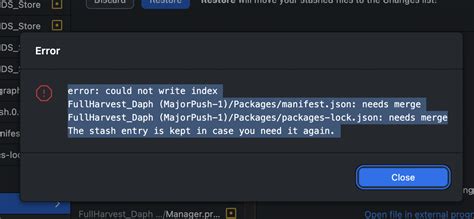 Git Switched Branch Without Commiting Changes Error Could Not