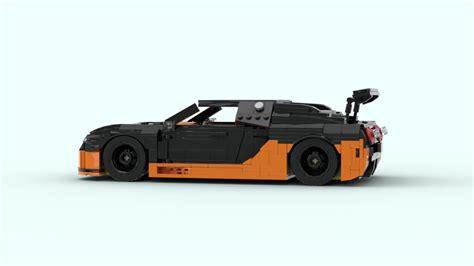 Lego Moc Bugatti Veyron Supersport By Giganbrick Rebrickable Build