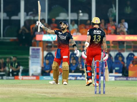 Srh Vs Rcb Highlights Ipl 2023 Virat Kohli Slams 6th Century As Rcb