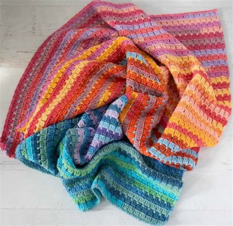 Bespoke Bliss Blanket A Crochet Scrap Afghan Crochet Blanket Colors