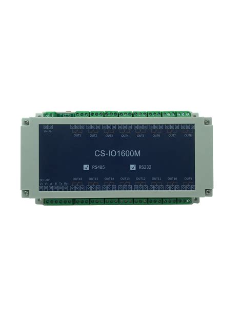 Serial RS232 RS485 Modbus Relay Digital Output Module I O Controller And 16 Do Controller