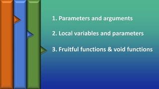 Python Introduction JNTUA R19 UNIT 1 Functions PPTX