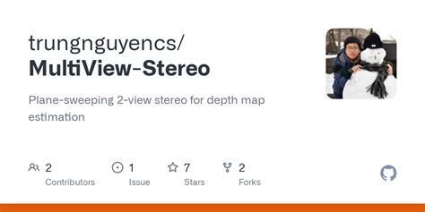 Issues · Trungnguyencsmultiview Stereo · Github