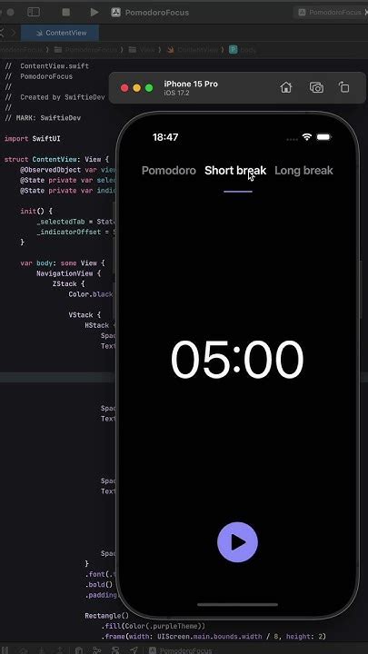 Create A Minimalist Pomodoro Timer App In Swiftui Youtube