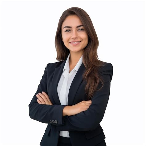 Premium Ai Image Photo Portrait Of Young Happy Business Woman Office