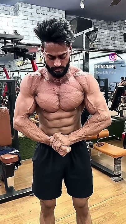 Fitmanjeet Body Pose 💪fitmanjeet Trending Viral Girl Gym Youtube