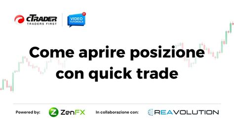 Come Aprire Posizione Con Quick Trade Ctrader Tutorial Youtube