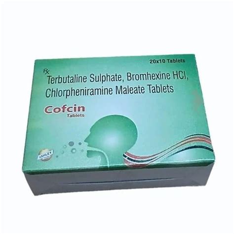 Terbutaline Sulphate Bromhexine Hydrochloride Chlorpheniramine Maleate