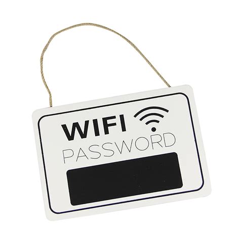 Rustic Wifi Password Hanging Tag Store Door Sign Mural Hanging Pendant