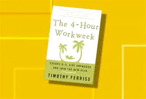 Tim Ferriss The 4 Hour Work Week Book Review