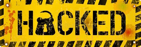 Computer Virus Hacker Alert Sign Vector Illustration Stock Vector Illustration Of Elements