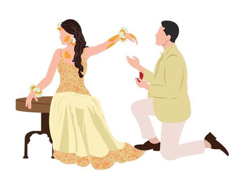 Indian Ring Ceremony Vector Art Icons And Graphics For Free Download