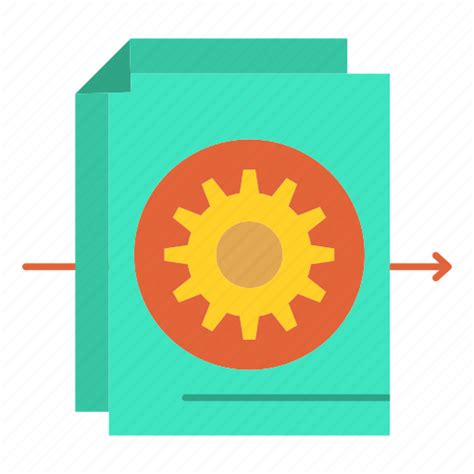 Document File Gear Settings Icon