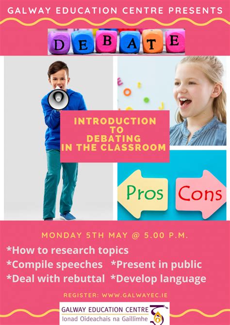 Introduction To Debating In The Classroom Primary Welcome To Galway