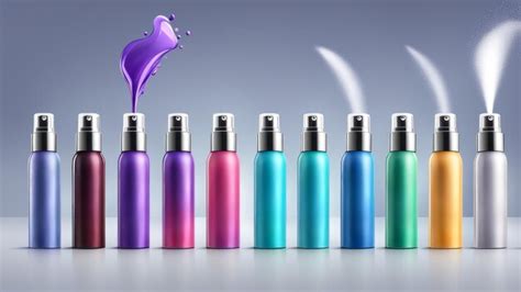 Premium Photo Collection Set Of Setting Spray Elements