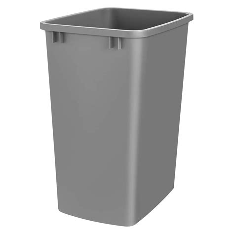 Rev A Shelf Qt Kitchen Cabinet Garbage Bin Under Sink Trash Can Replacement Silver RV