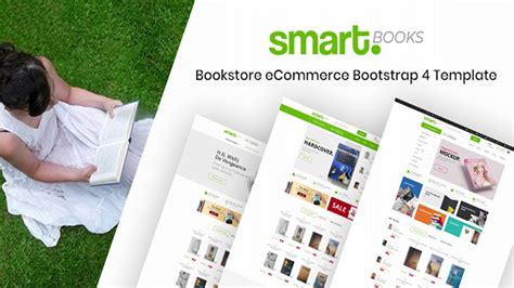 smartbooks responsive book store ecommerce bootstrap 4 template