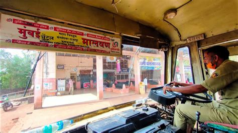 Malvan To Mumbai Full Bus Journey Msrtc Semi Luxury Hirkani St Bus