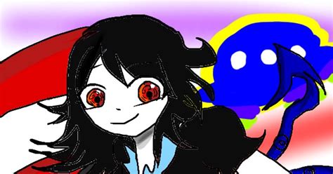 封獣ぬえ 正体不明のエイリアン少女 赤主のイラスト Pixiv