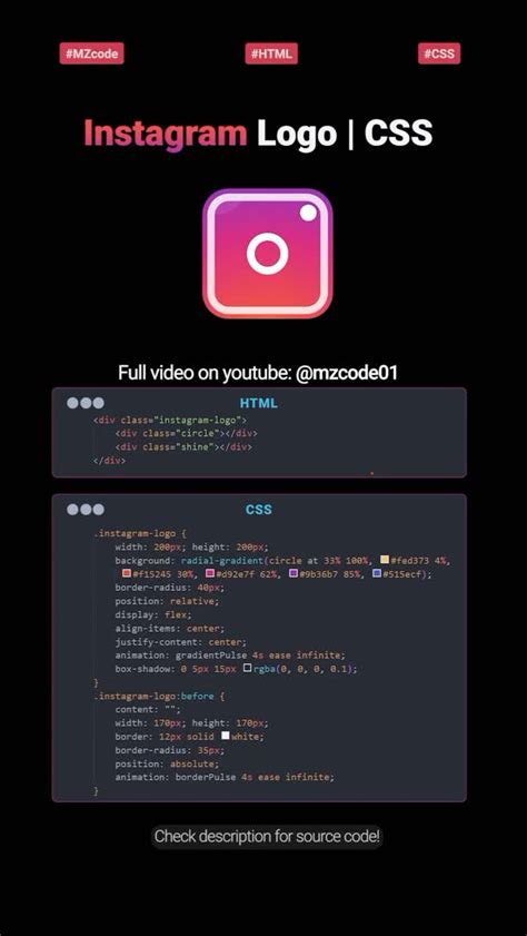 html css javascript mzcode01 instagram photos and videos