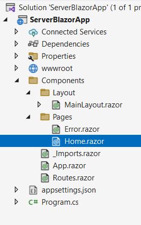 Blazor Рендеринг на сервере